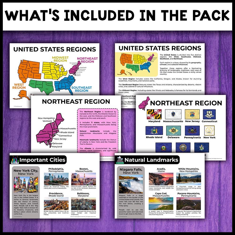Northeast Region | Regions of the US | Geography 5 Regions of the ...