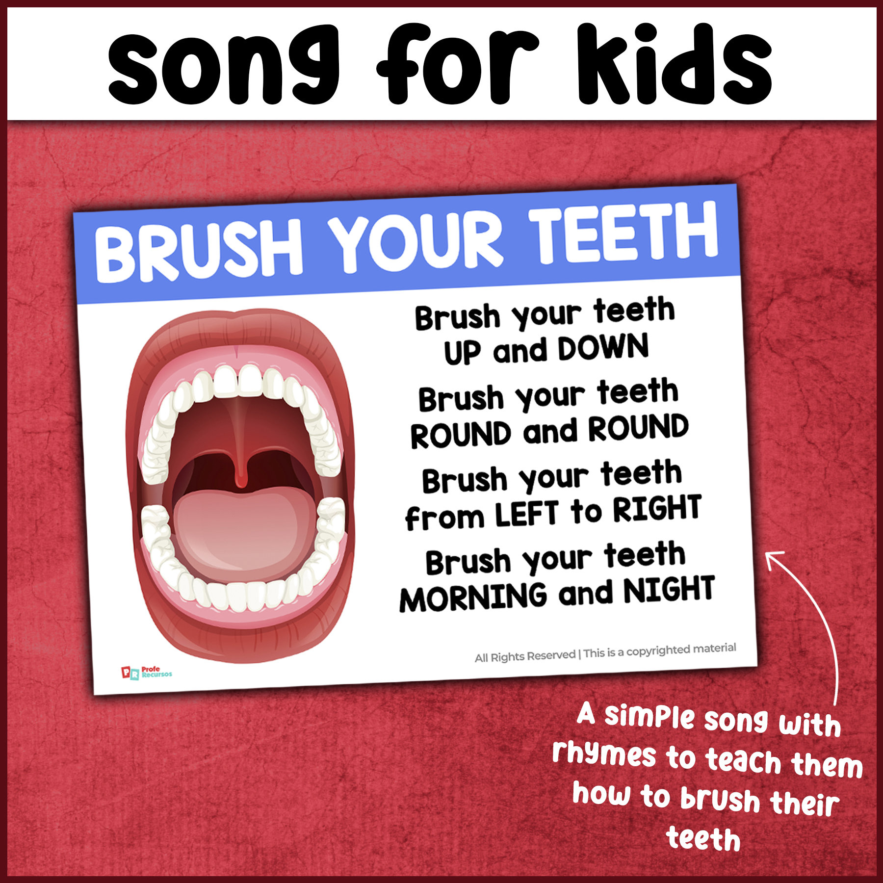 Brush Your Teeth Activity Bundle Learn to Brush Your Teeth Activity ...