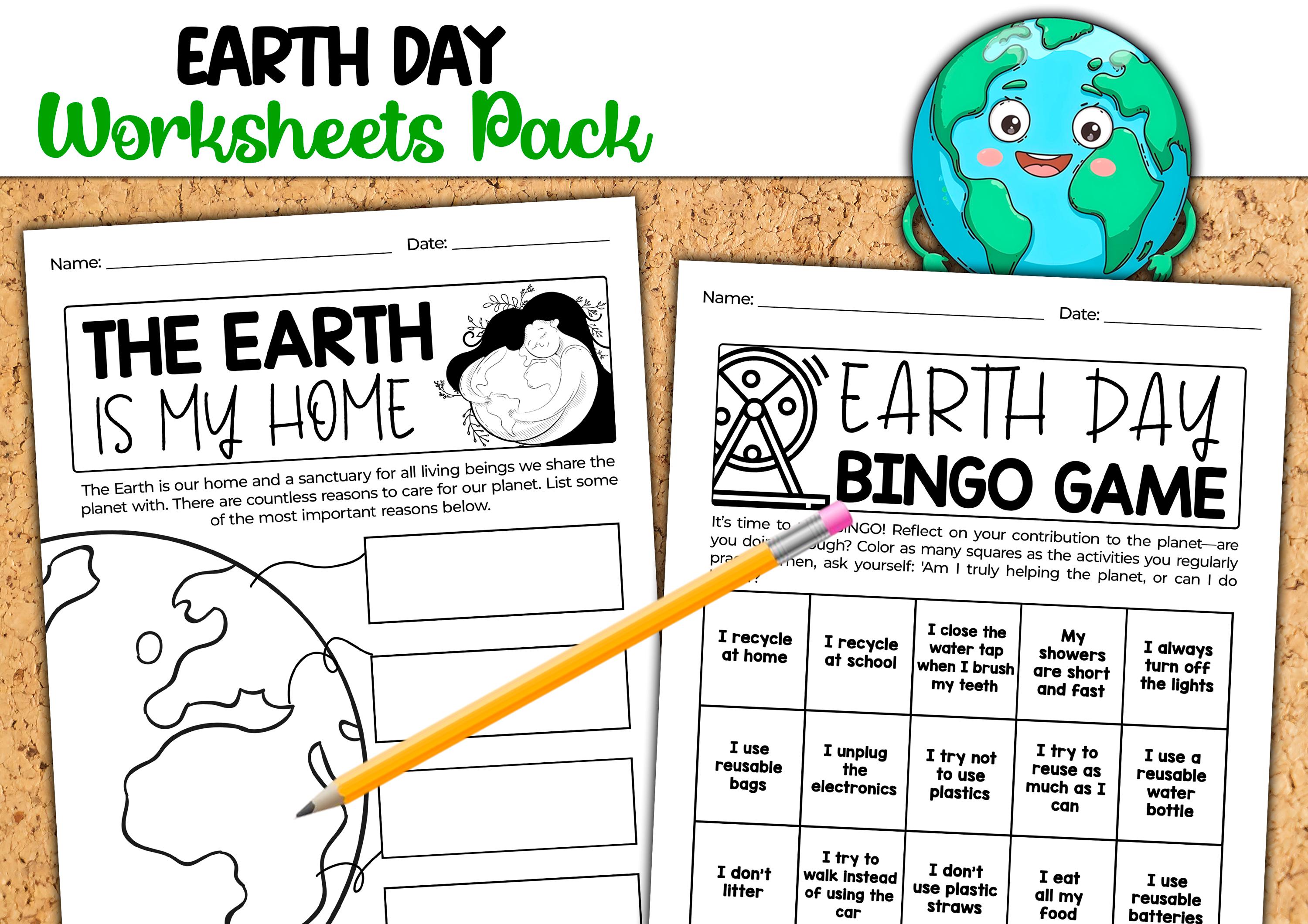 Earth Day Activity Worksheets FUN & CREATIVE | Earth Day Ecology and ...