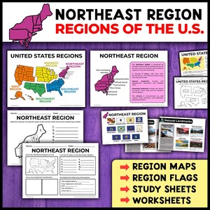 Geography Regions of the US | Midwest Region, Southeast Region ...