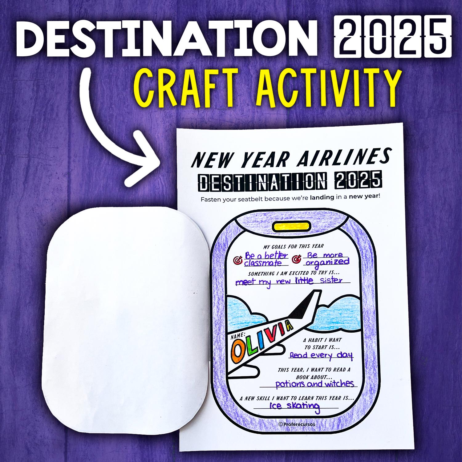 2025 New Year Activity for Kids | Resolutions for Kids January ...