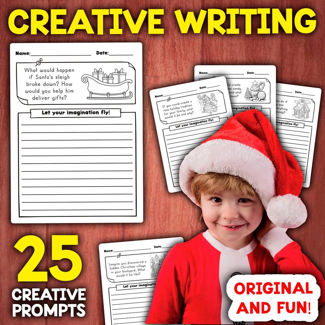 Christmas Writing Activity | Christmas Creative Writing Prompts ...