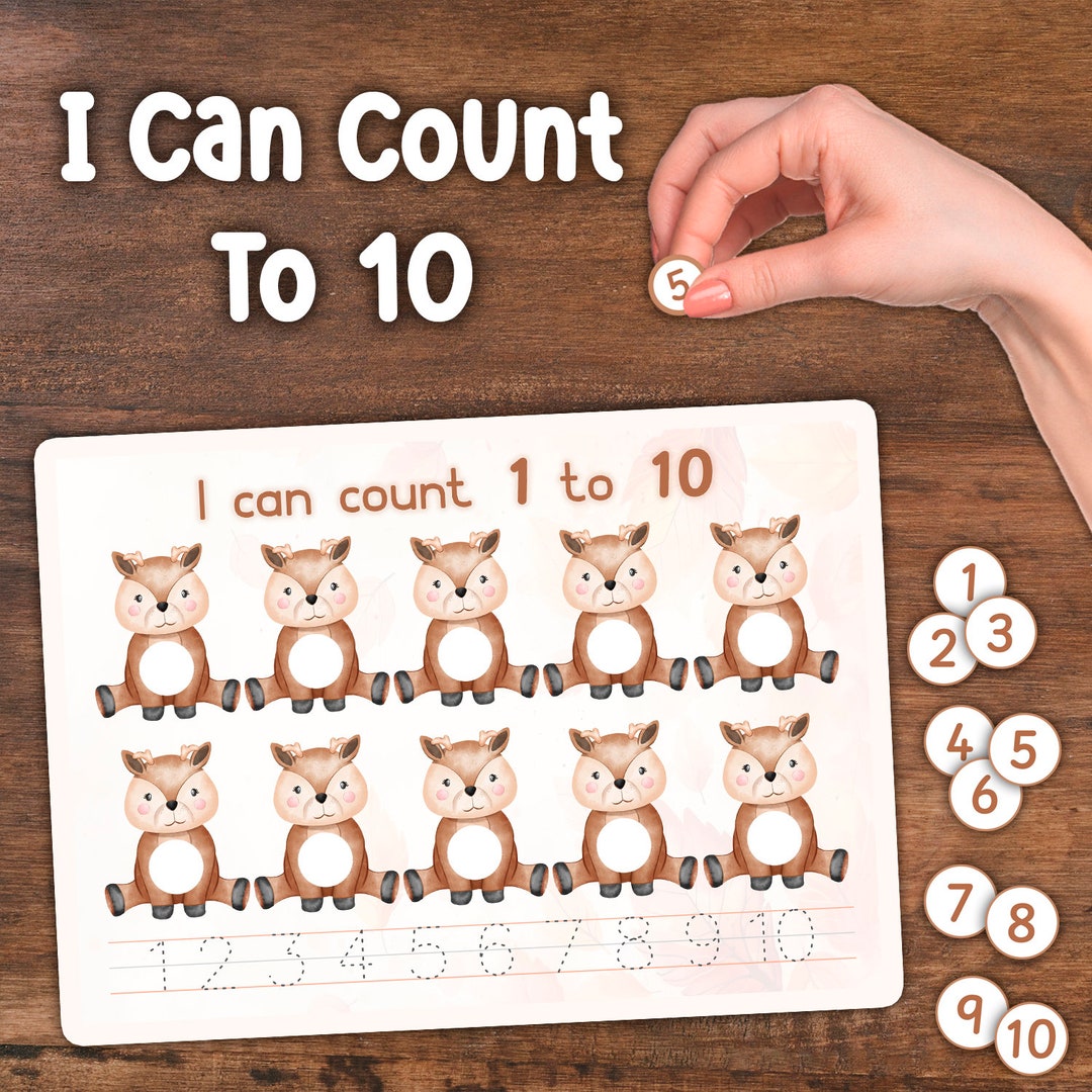 Counting 1 to 10 Worksheet | Writing Numbers From 1 to 10 Activity ...