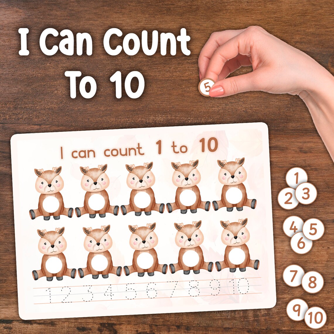 Counting 1 to 10 Worksheet | Writing Numbers From 1 to 10 Activity ...