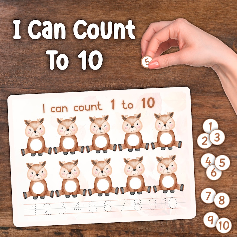 Counting 1 to 10 Worksheet | Writing Numbers From 1 to 10 Activity ...