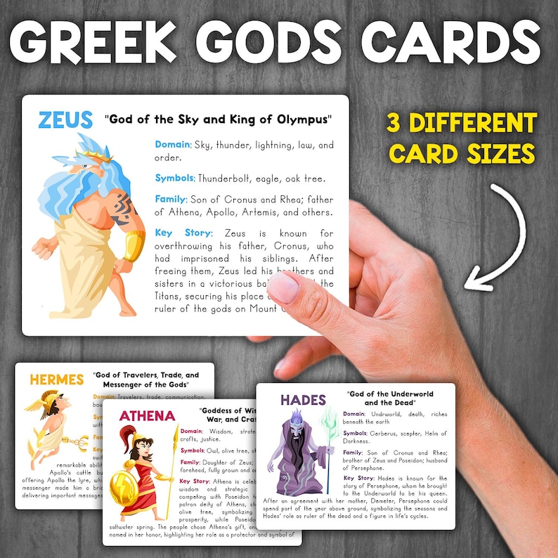 Greek Gods and Goddesses | Greek Mythology Activity | Ancient Greece ...