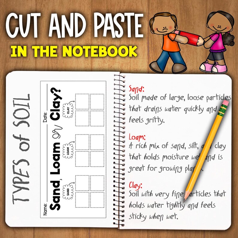 Types of Soil Sorting Activity | Properties of Soil Worksheet | Cut ...