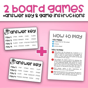 Beginning Blends Board Games Reading and Phonics Homeschooling Reading ...