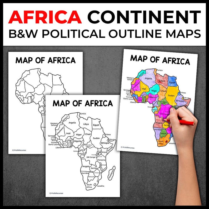 World Continents Blank Maps Outline Maps of the World Continents ...