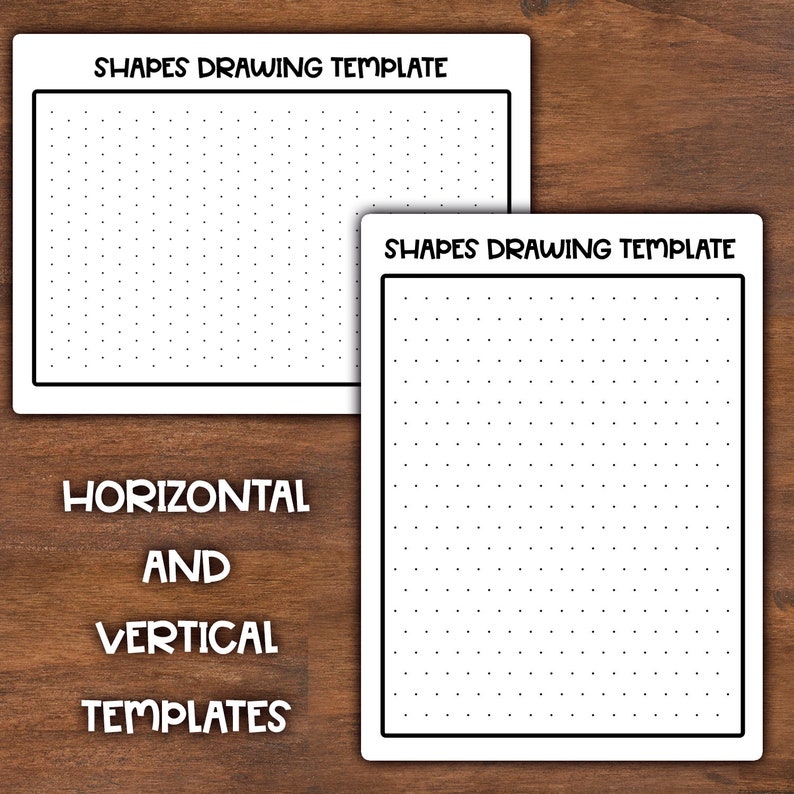 Shapes Drawing Mat / Template | 2D Shapes 3D Shapes Drawing | Isometric ...
