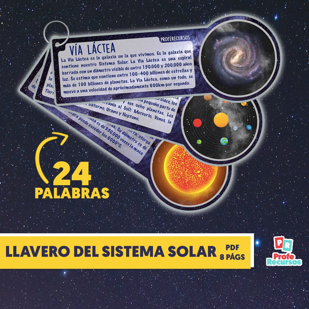 Space Vocabulary Cards - Etsy