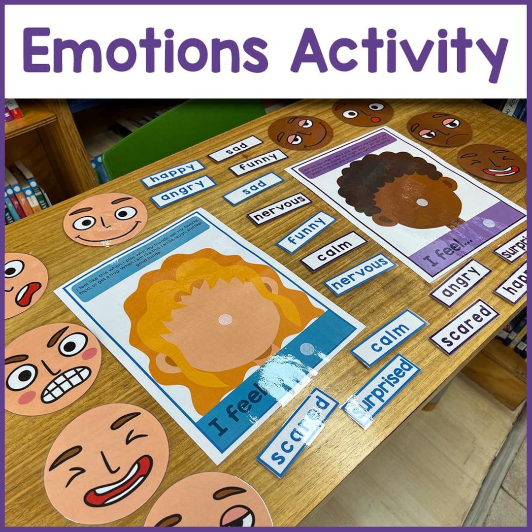 Identifying Emotions Activity for Kids Toddler Emotion Activity ...