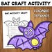 Bat Craft Activity Template | Bat Writing Activity | Bat Writing ...