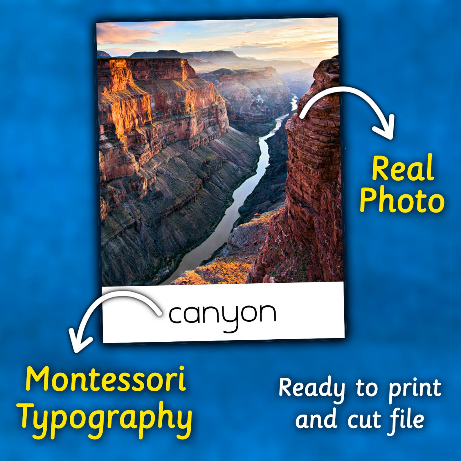 Types of Landforms Flashcards | Landforms Montessori 3-part Cards ...