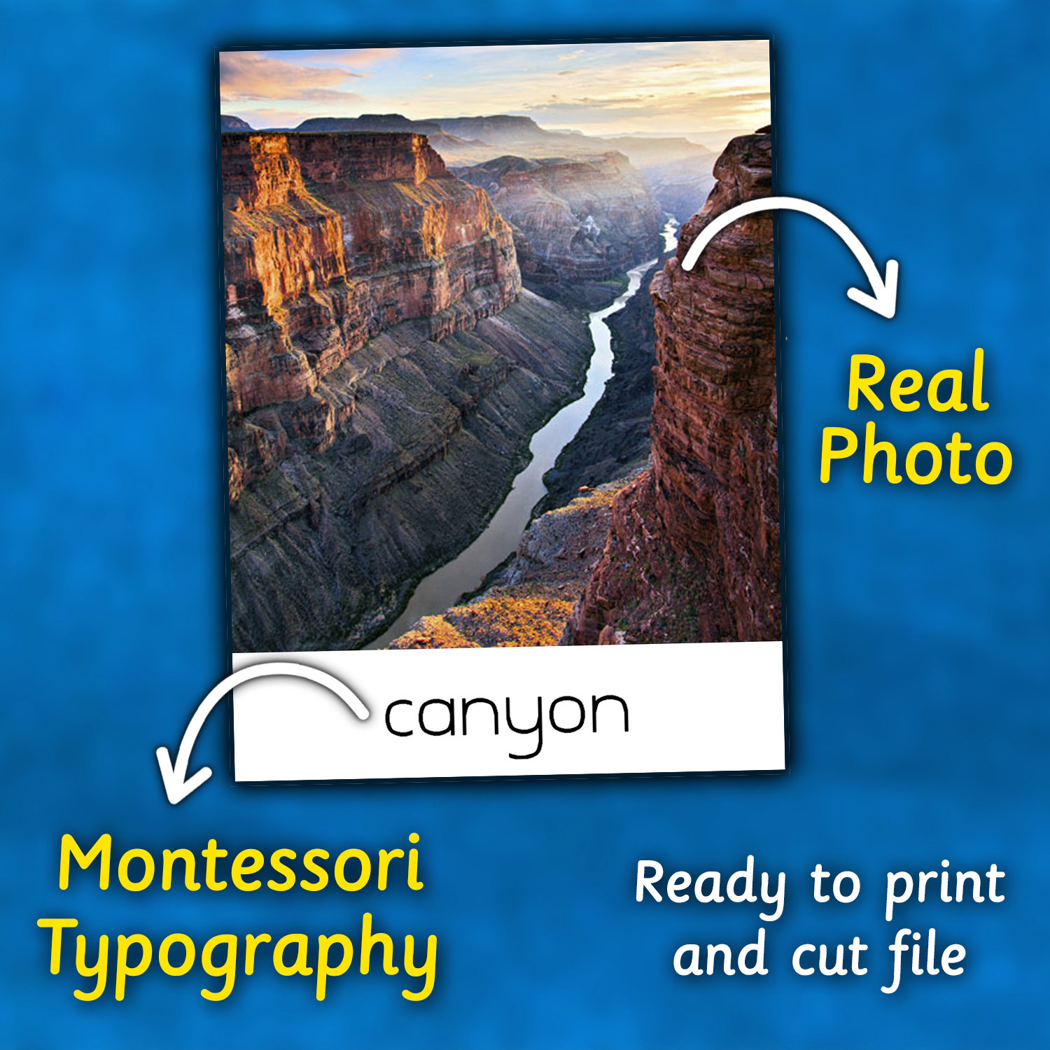 Types of Landforms Flashcards | Landforms Montessori 3-part Cards ...