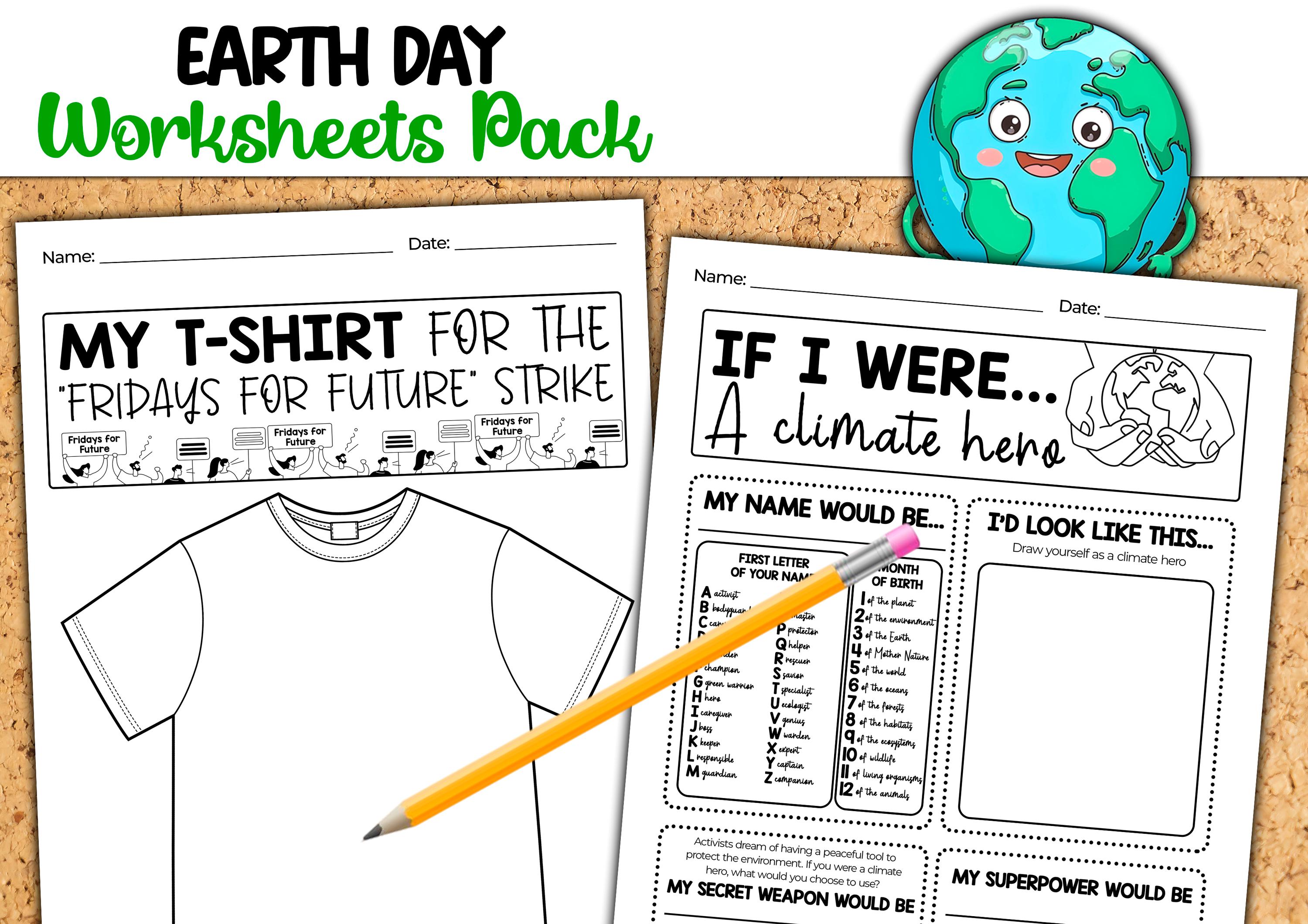 Earth Day Activity Worksheets FUN & CREATIVE | Earth Day Ecology and ...