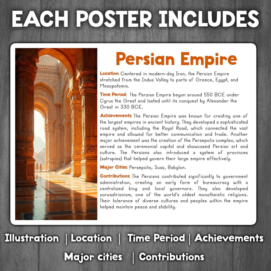Ancient Civilizations Facts Posters | Ancient Civilizations Activity ...