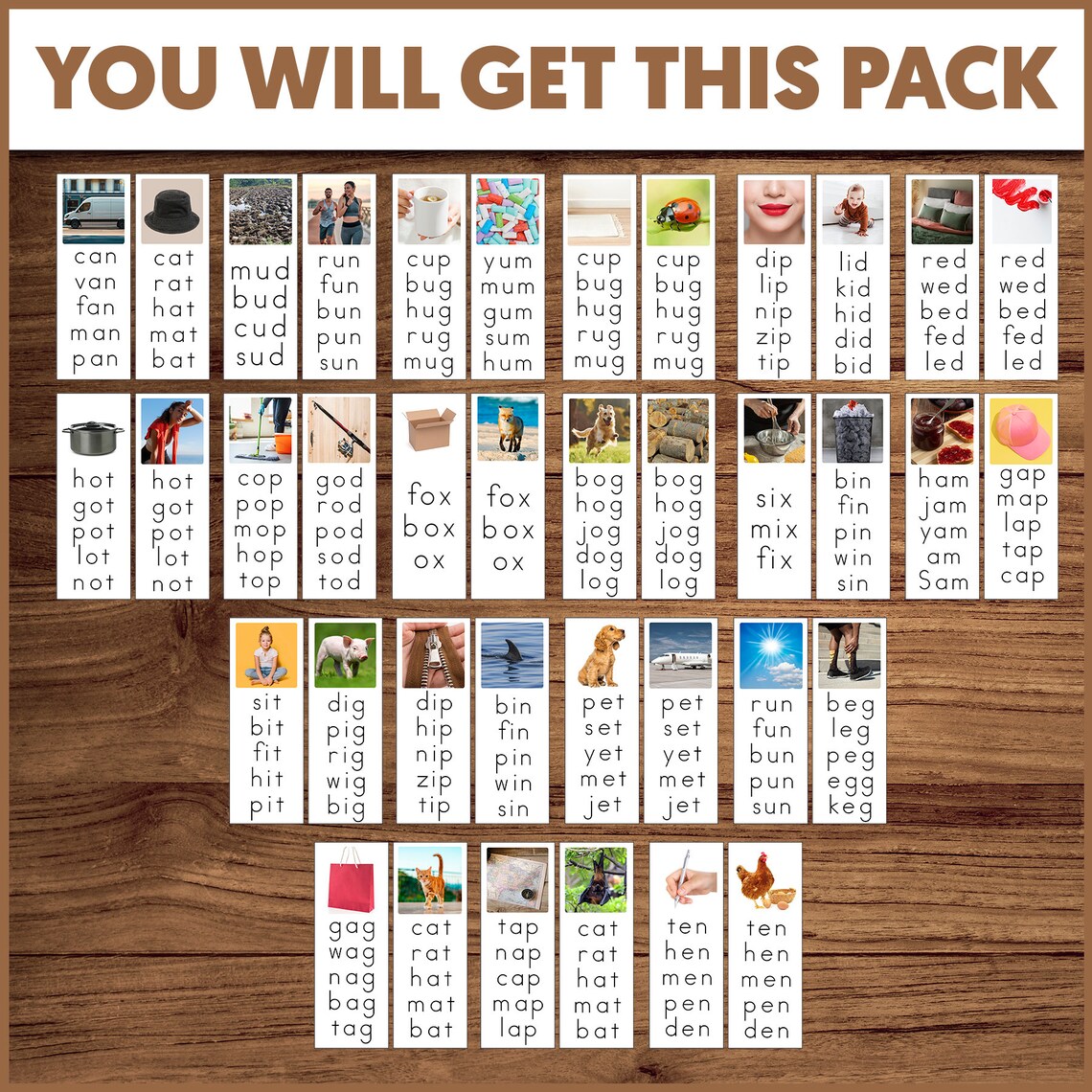 CVC Word Families CVC and Phonics Reading Activities Phonics Reading ...