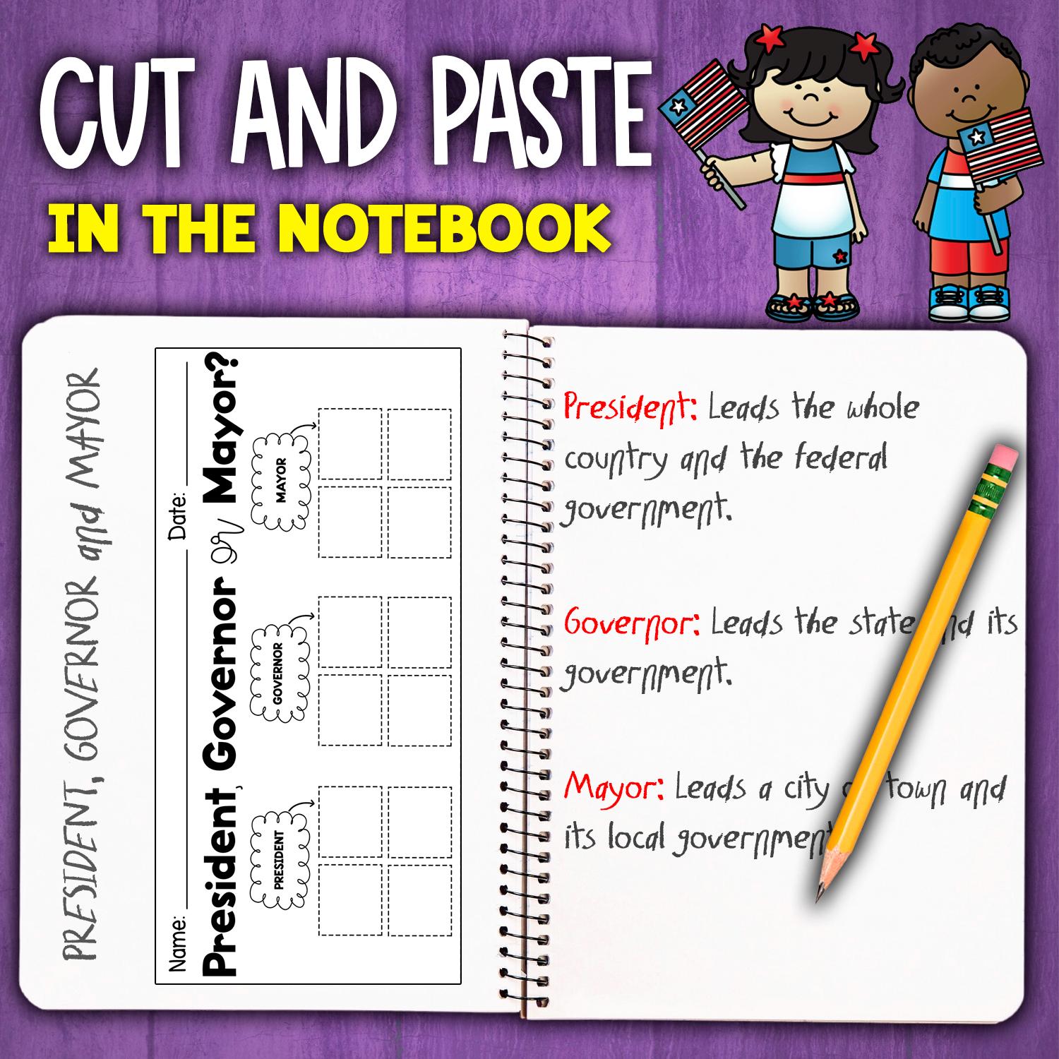 Levels of Government Sorting Activity | President, Governor, and Mayor ...