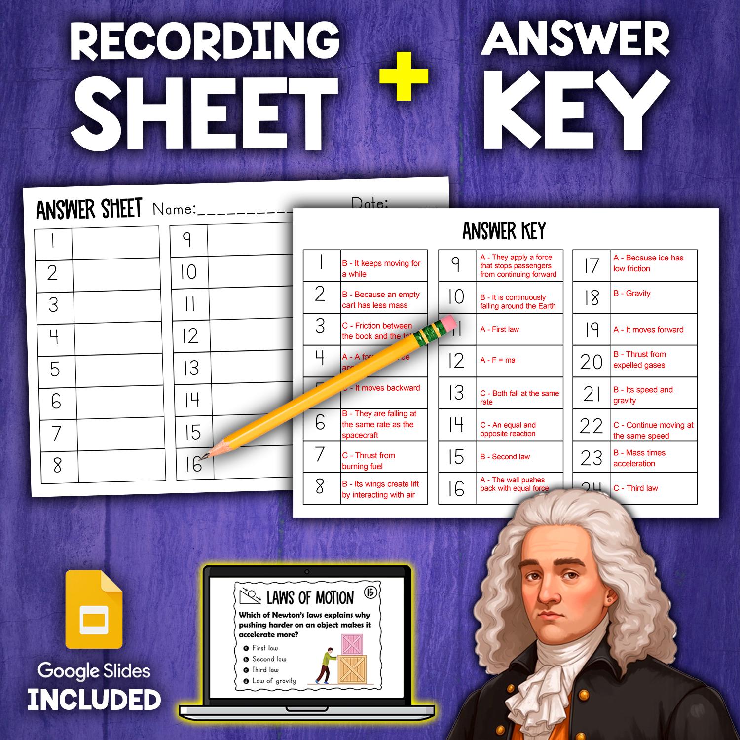Newton's Laws of Motion Task Cards Activity | Force and Motion ...