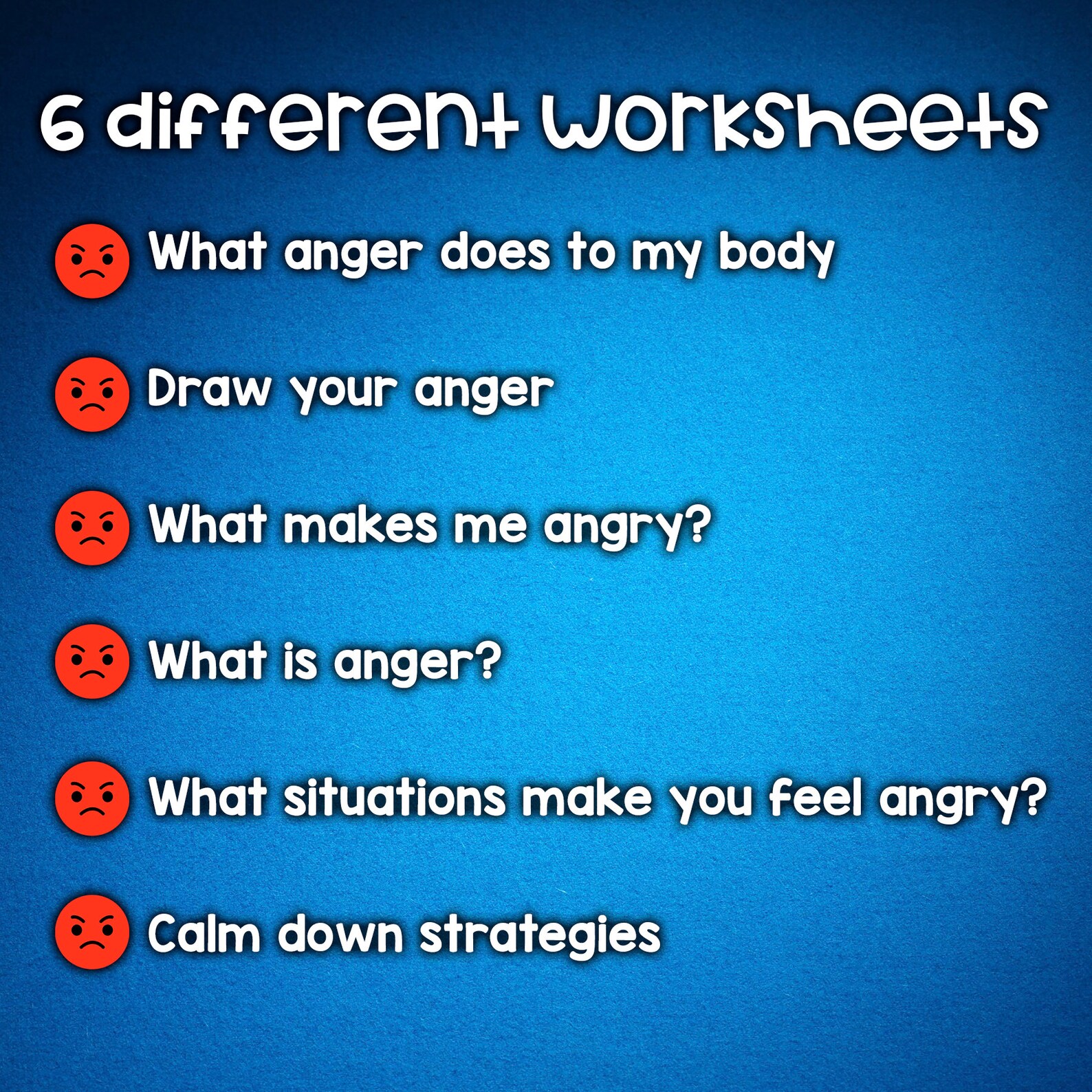 Anger Management for Kids Anger Management Kids Activity Social ...
