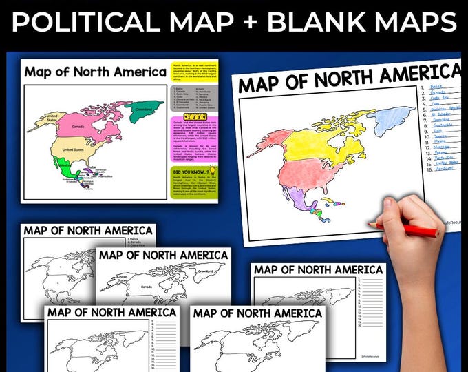 North American Countries, Countries of North America, Flags and Names ...