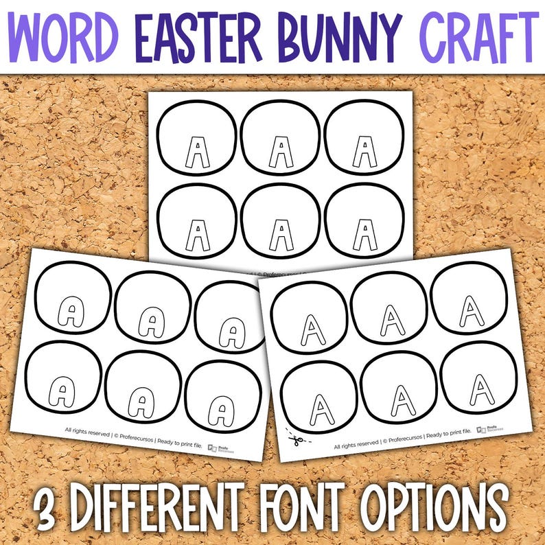 Easter Bunny Name Craft Activity | Easter & Spring Bulletin Board Ideas ...