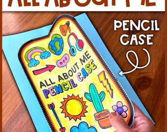 All About Me | PENCIL CASE Craft ACTIVITY | Back to School Writing ...