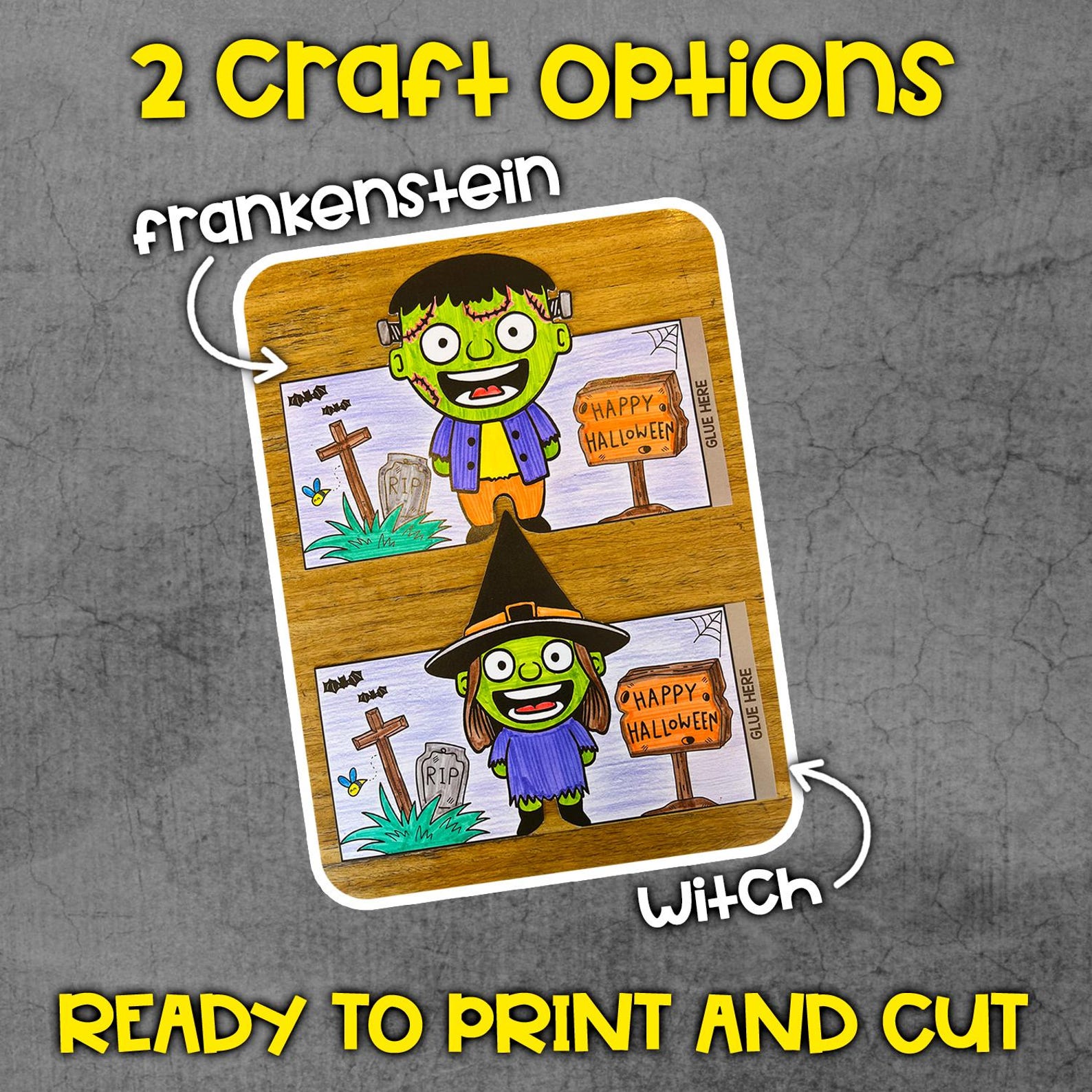 Halloween Craft Activity Easy to Prep Halloween Craft Kindergarten ...