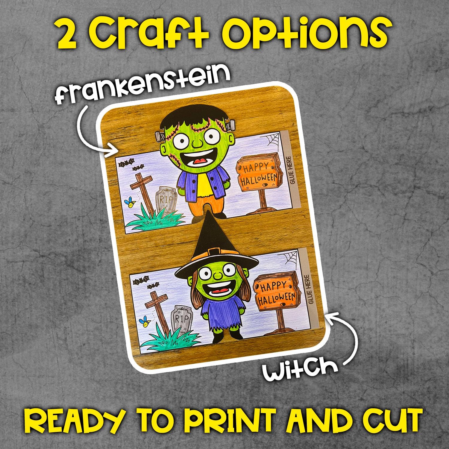 Halloween Craft Activity Easy to Prep Halloween Craft Kindergarten ...