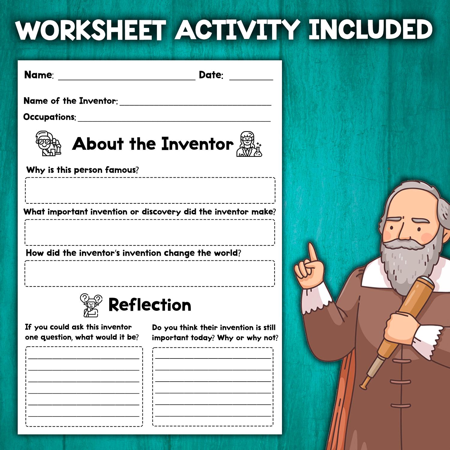Famous Inventors and Inventions Activity | Reading Comprehension ...