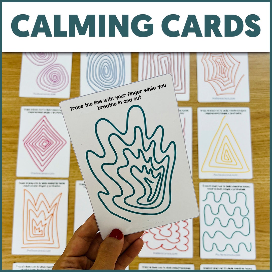 Calming Cards Classroom Calm Down Corner Calming Activities for ...
