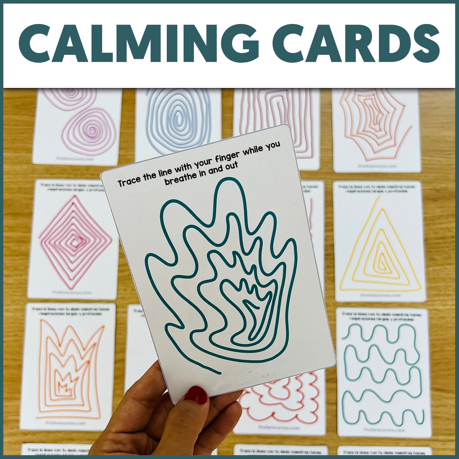 Calming Cards Classroom Calm Down Corner Calming Activities for ...