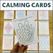 Calming Cards Classroom Calm Down Corner Calming Activities for ...