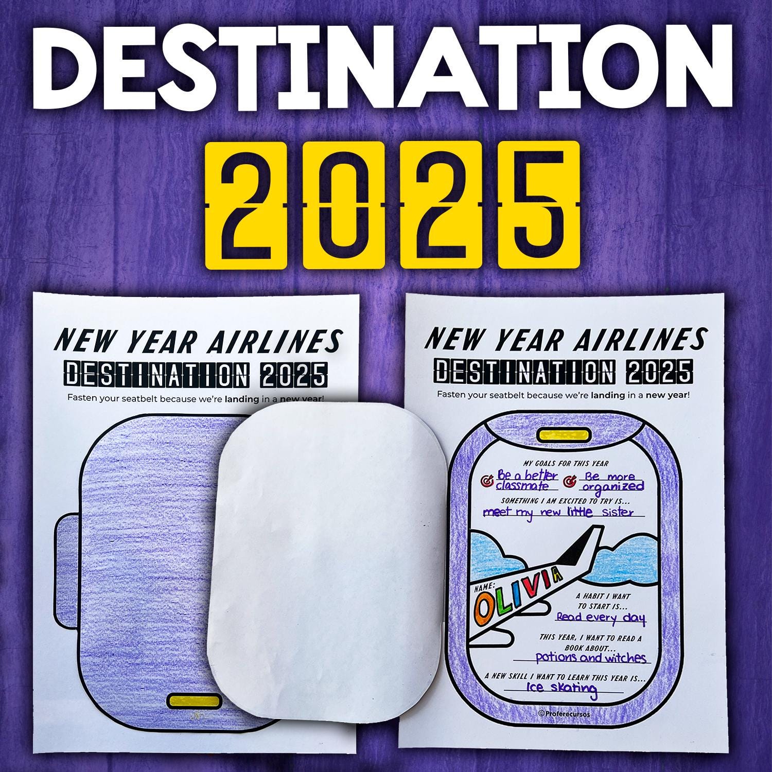 2025 New Year Activity for Kids | Resolutions for Kids January ...