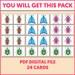 Counting 1-10 Matching Cards Counting Numbers Activity Counting Number ...