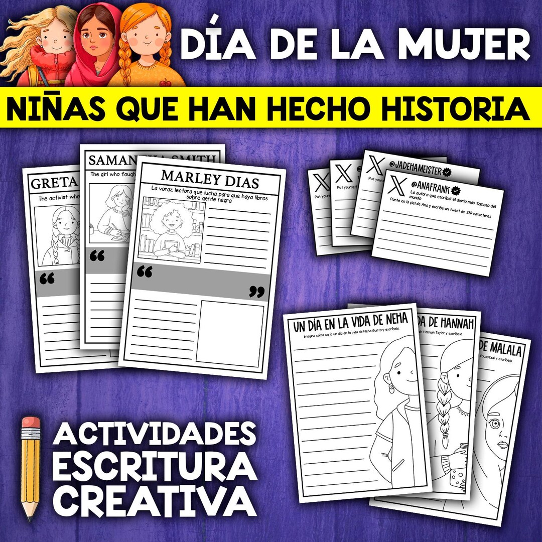 Women's Day Activity | Creative Writing Activity for 8M - Etsy