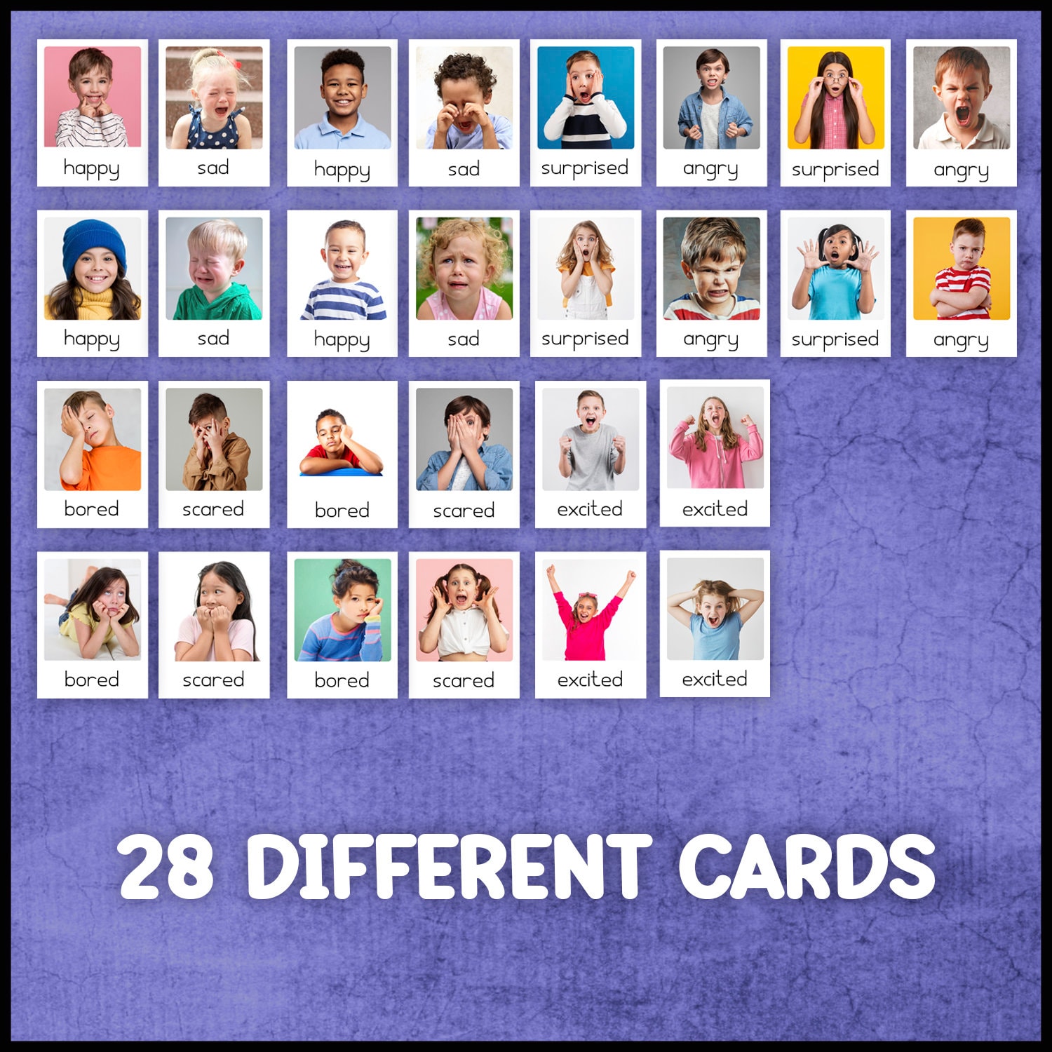 Feelings & Emotions Flashcards | Autism Cards Special Education | 3 ...