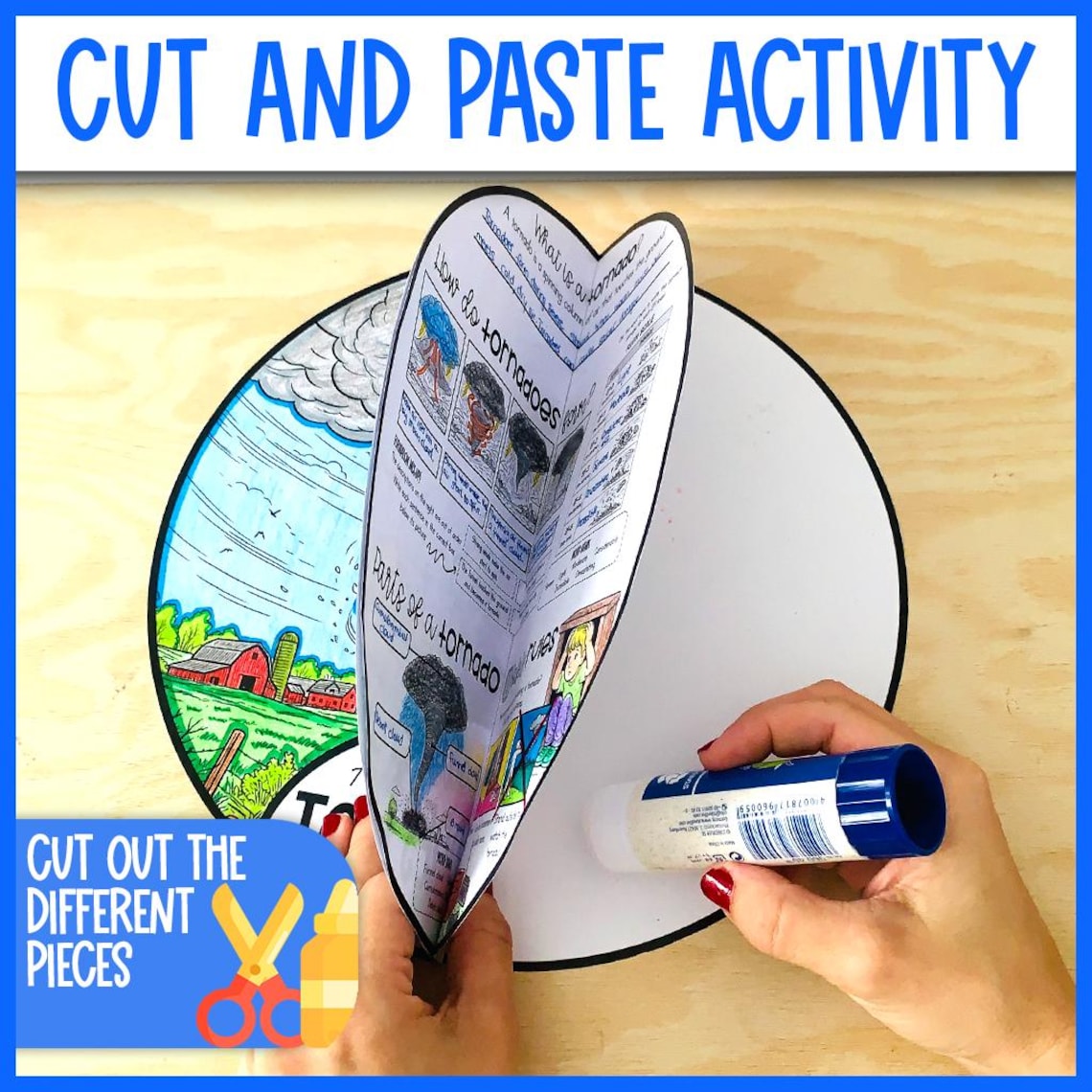TORNADOES Project Activity | All About Tornadoes 3D Craft | Natural ...