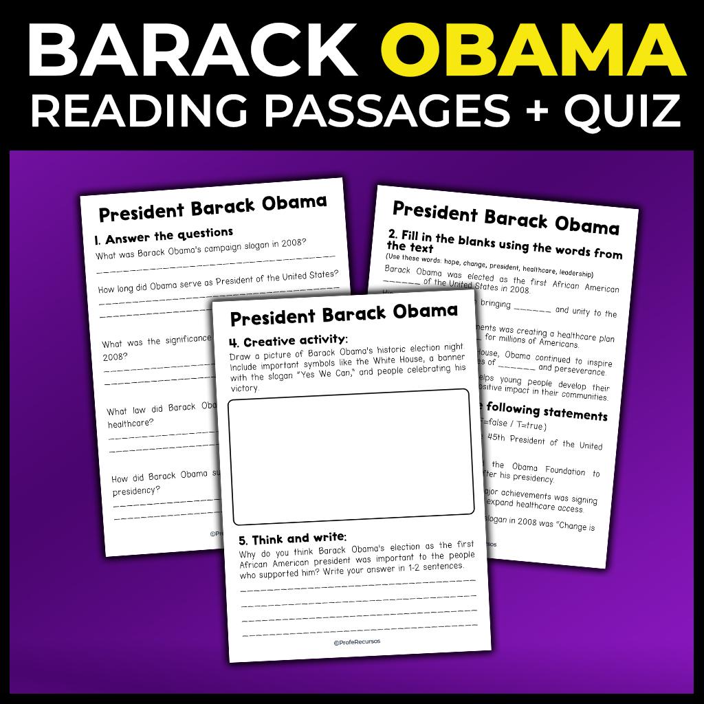 Barack Obama Ks2 Facts