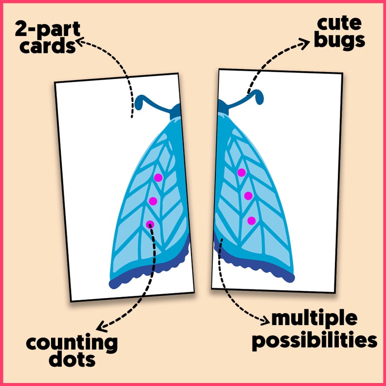Counting 1-10 Matching Cards Counting Numbers Activity Counting Number ...