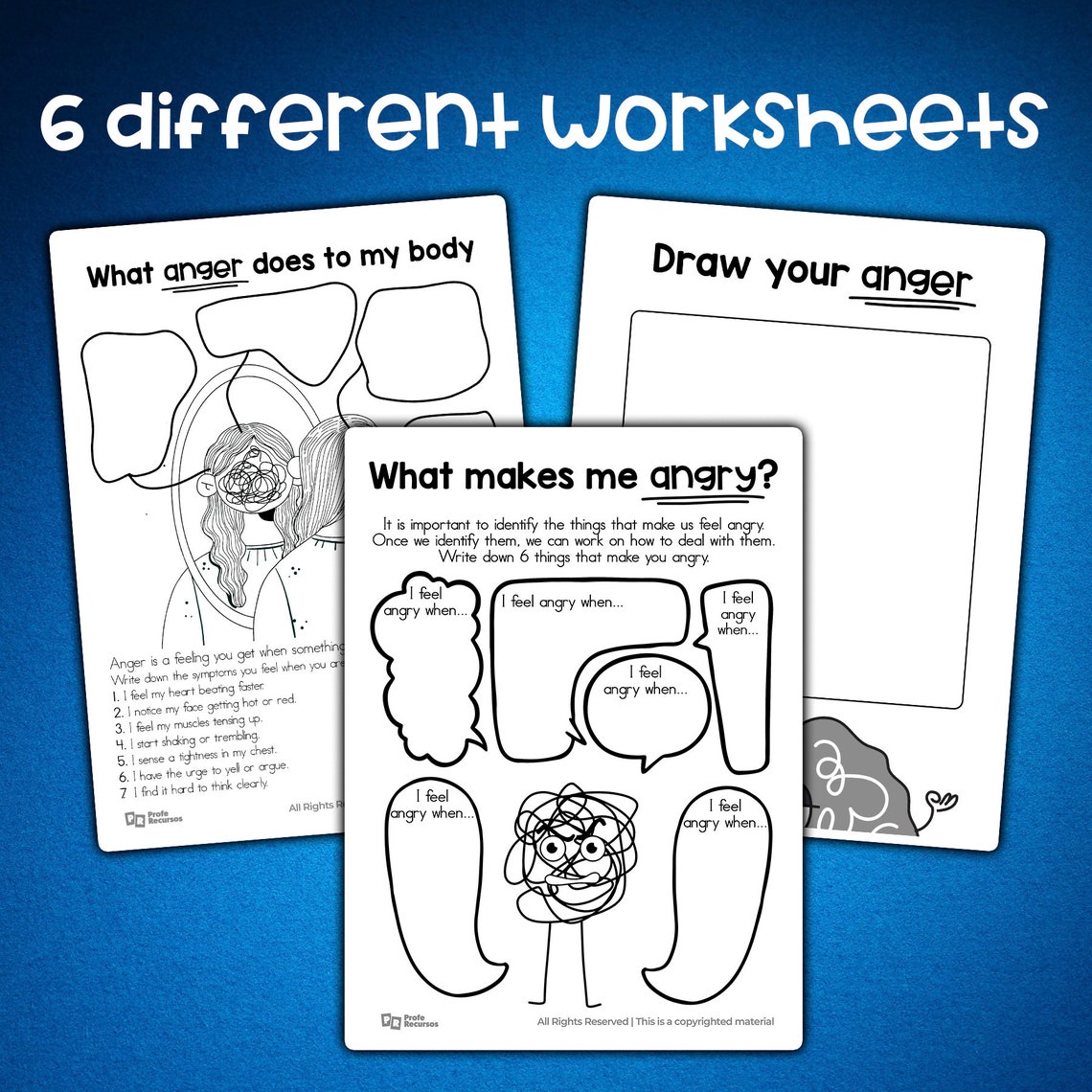 Anger Management for Kids Anger Management Kids Activity Social ...