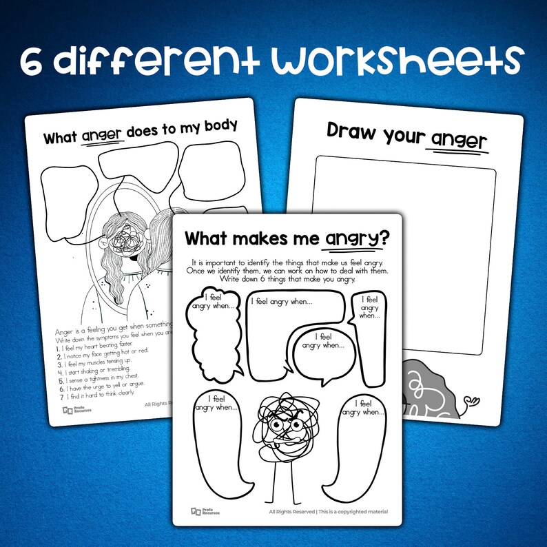 Anger Management for Kids Anger Management Kids Activity Social ...