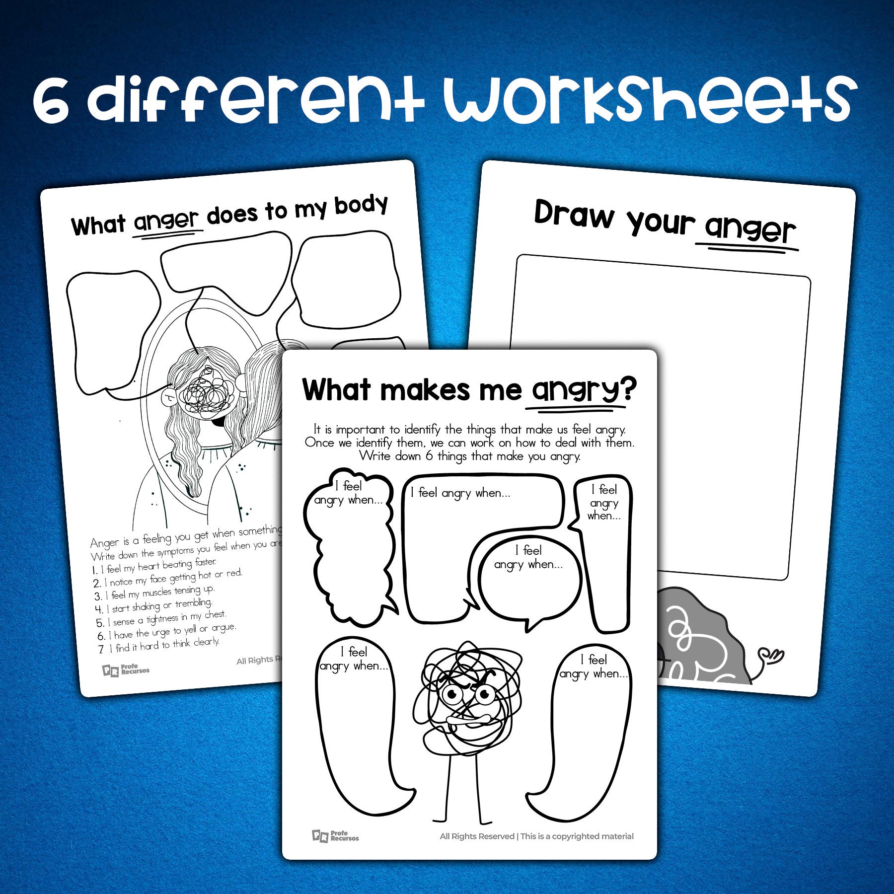 Anger Management for Kids Anger Management Kids Activity Social ...