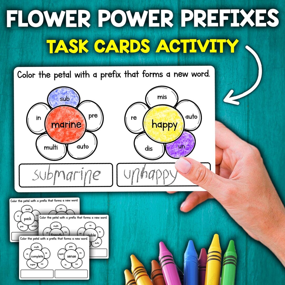 Building Words With Prefixes | Prefixes Practice Activity Worksheets ...