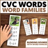 CVC Words Clip Cards CVC Words Task Cards CVC Words Activity Prek and ...