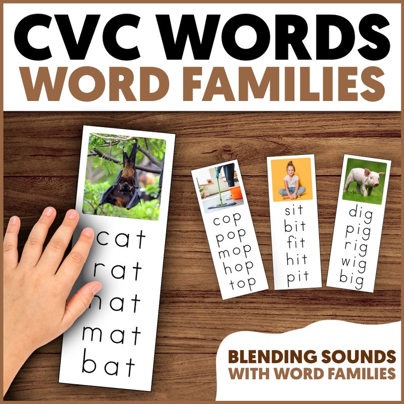 Cvc Words - Etsy