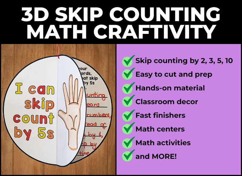 Skip Counting Activity | Skip Counting Practice Activities | Math ...