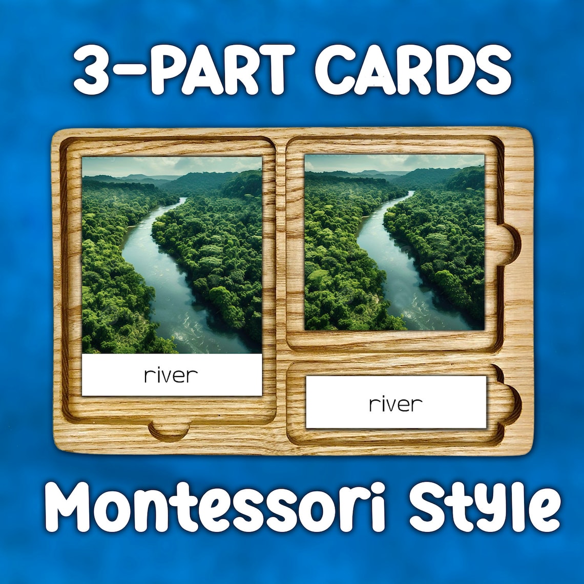 Types of Landforms Flashcards | Landforms Montessori 3-part Cards ...