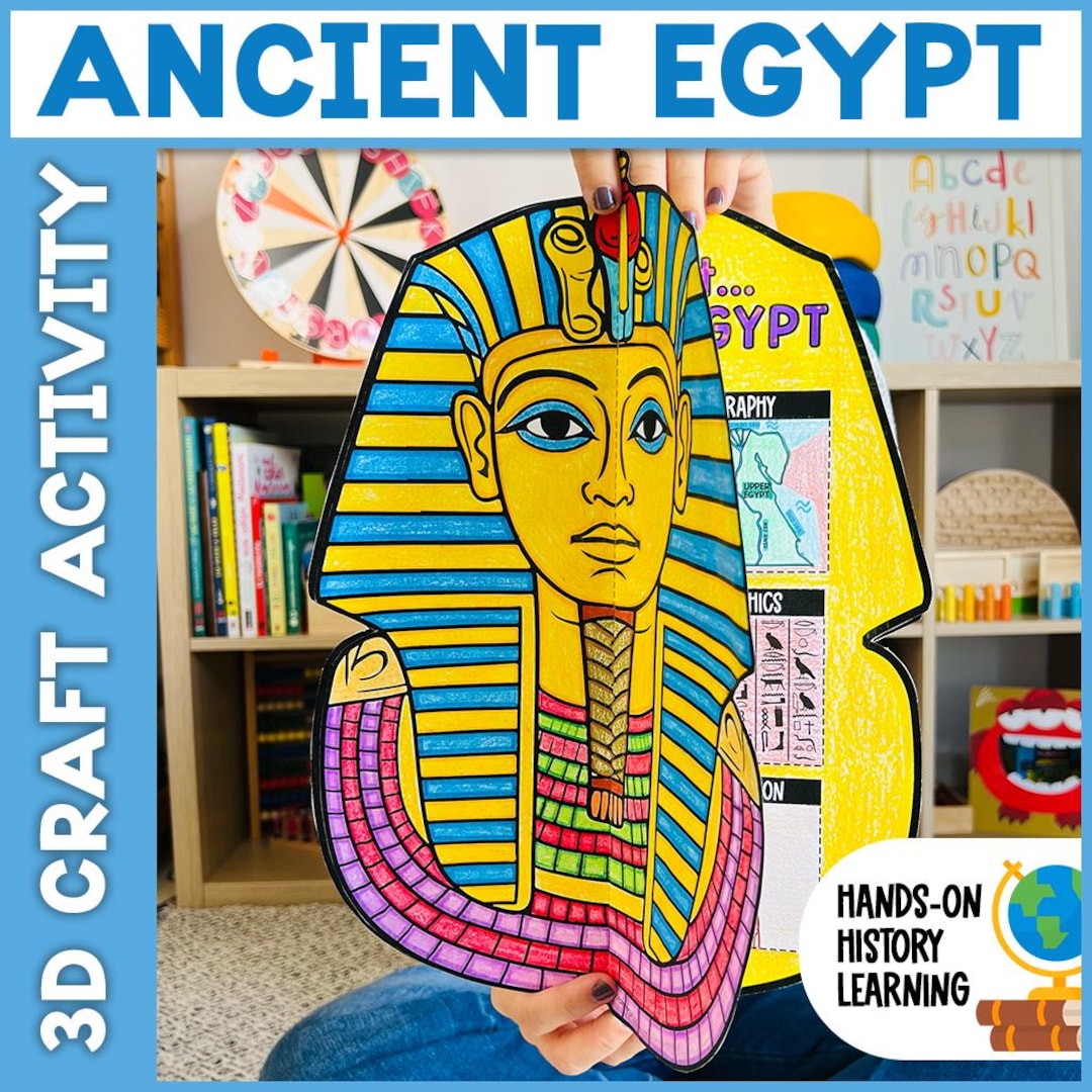 Ancient Egypt Activity Project | Ancient Civilizations | Pharaoh 3D ...